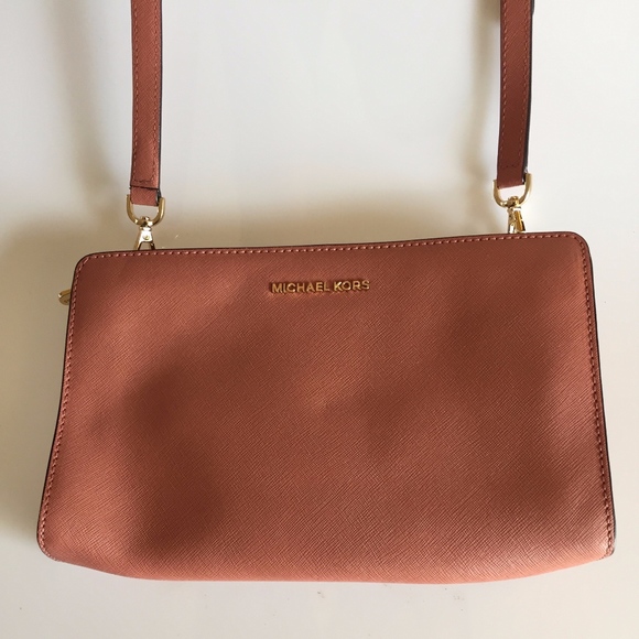 Michael Kors | Bags | Michael Michael Kors Small Pouch Zip Crossbody ...